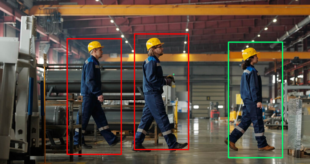 Video analytics for industrial safety monitoring